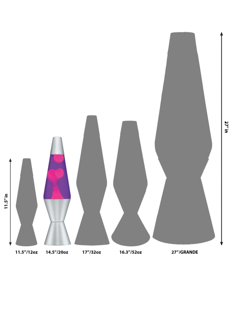 2313 14.5” Neon Blue LAVA® Lamp - Lava® Lamp